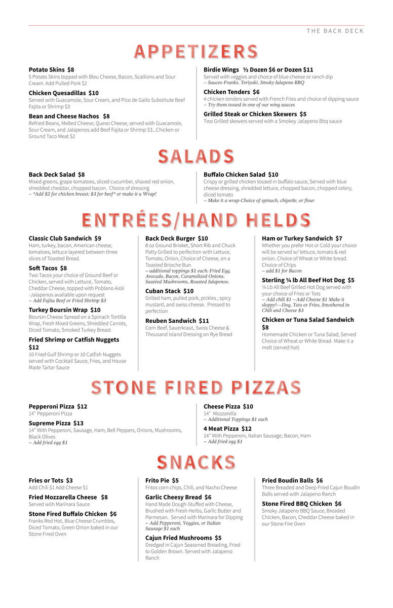 The Back Deck - Houston National Golf Club